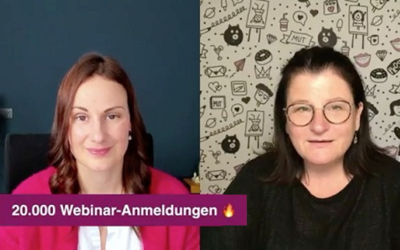 20.000 Webinar Anmeldungen - Interview mit Simone Abelmann